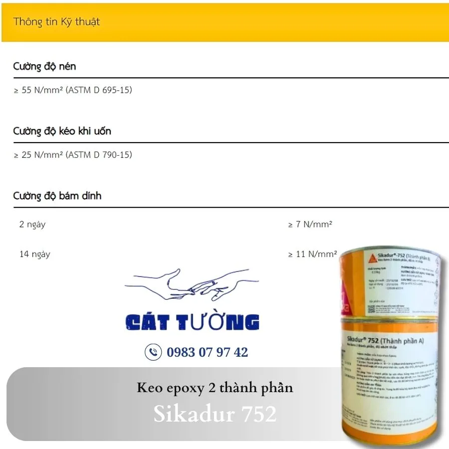 Sikadur 752 Keo Bơm Vết Nứt Bê Tông