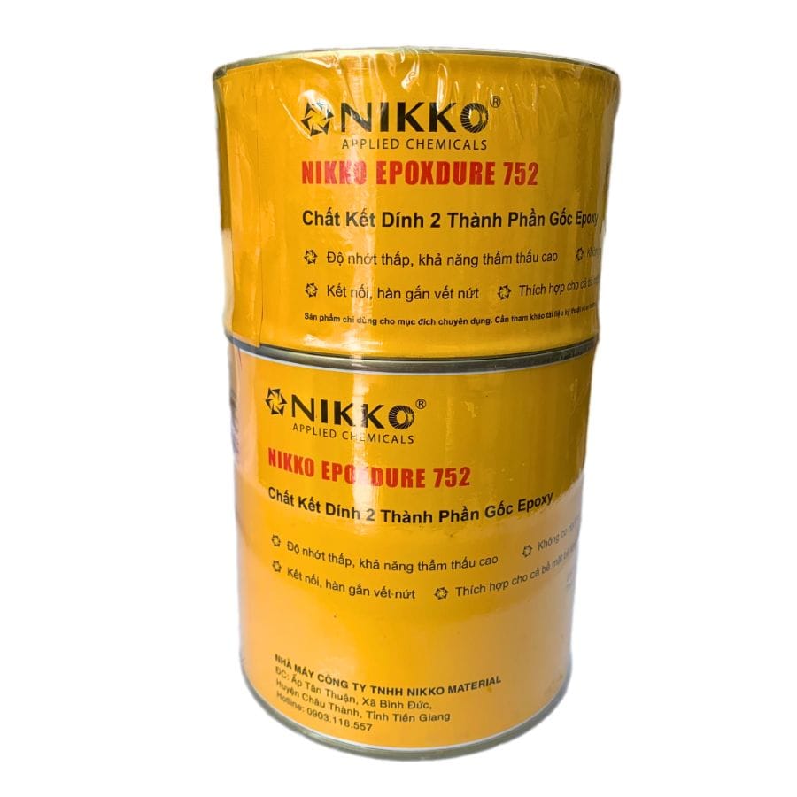 Nikko Epoxdure 752 Keo epoxy 2 thành phần - Bộ 1kg